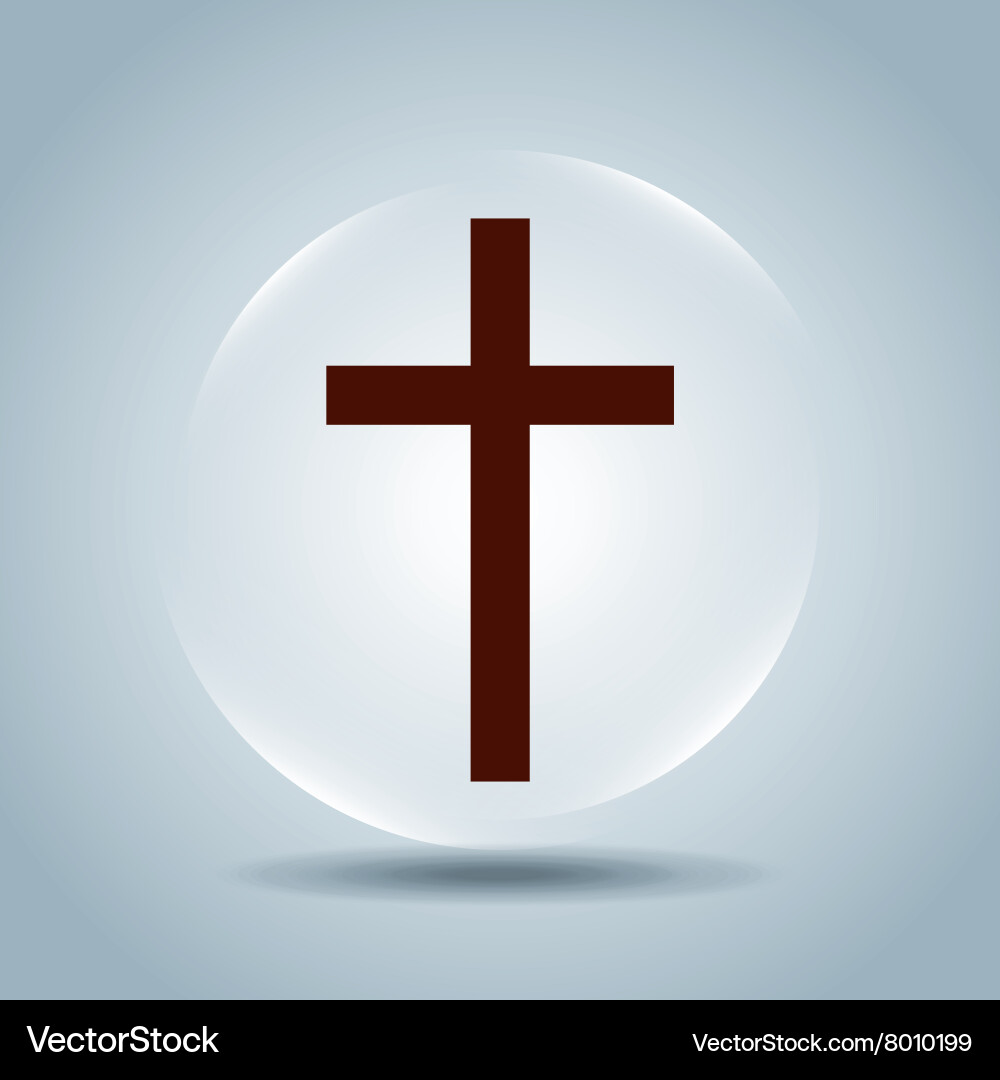Catholic icon design Royalty Free Vector Image