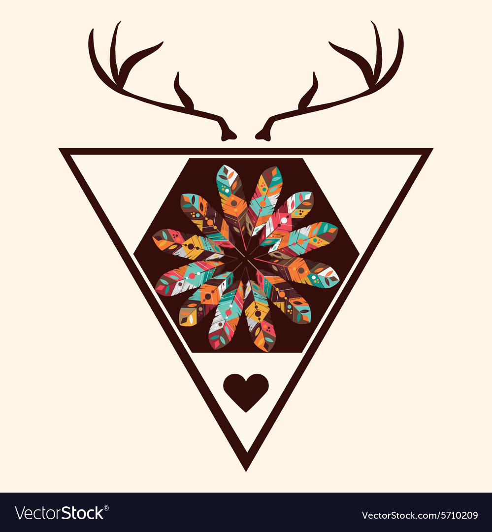 Boho design Royalty Free Vector Image - VectorStock