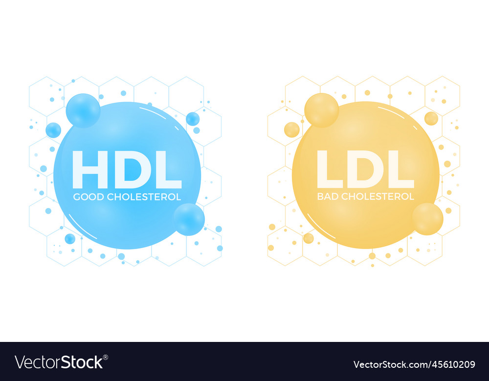 Good hdl and bad ldl cholesterol icon blood vessel