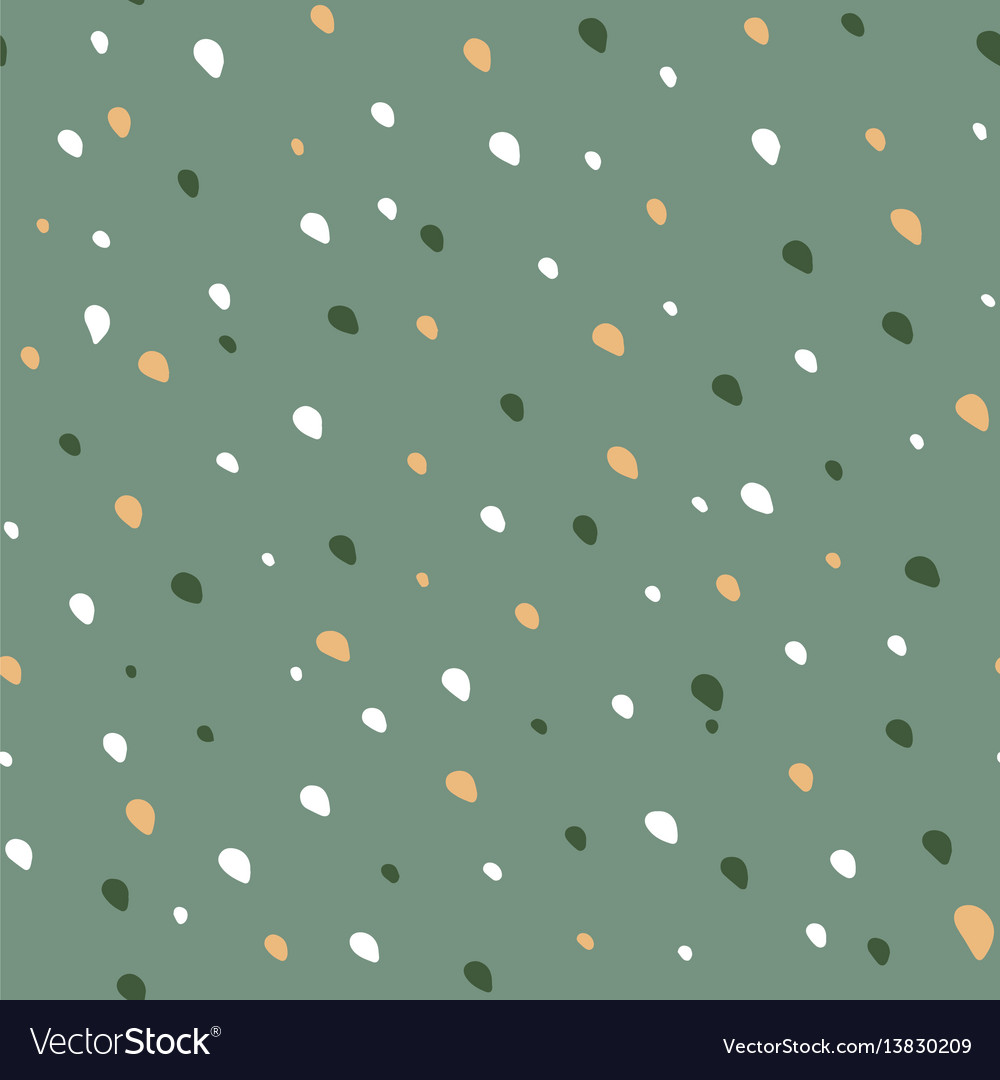 Hand drawn dots pattern Royalty Free Vector Image