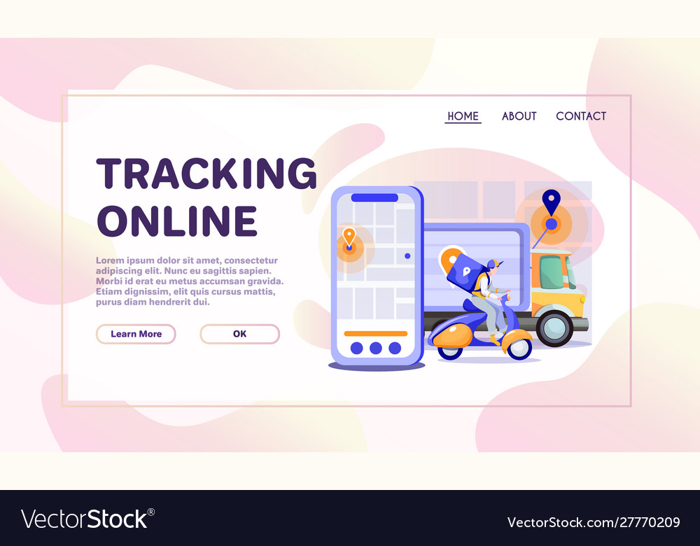 Post delivery flat set Royalty Free Vector Image