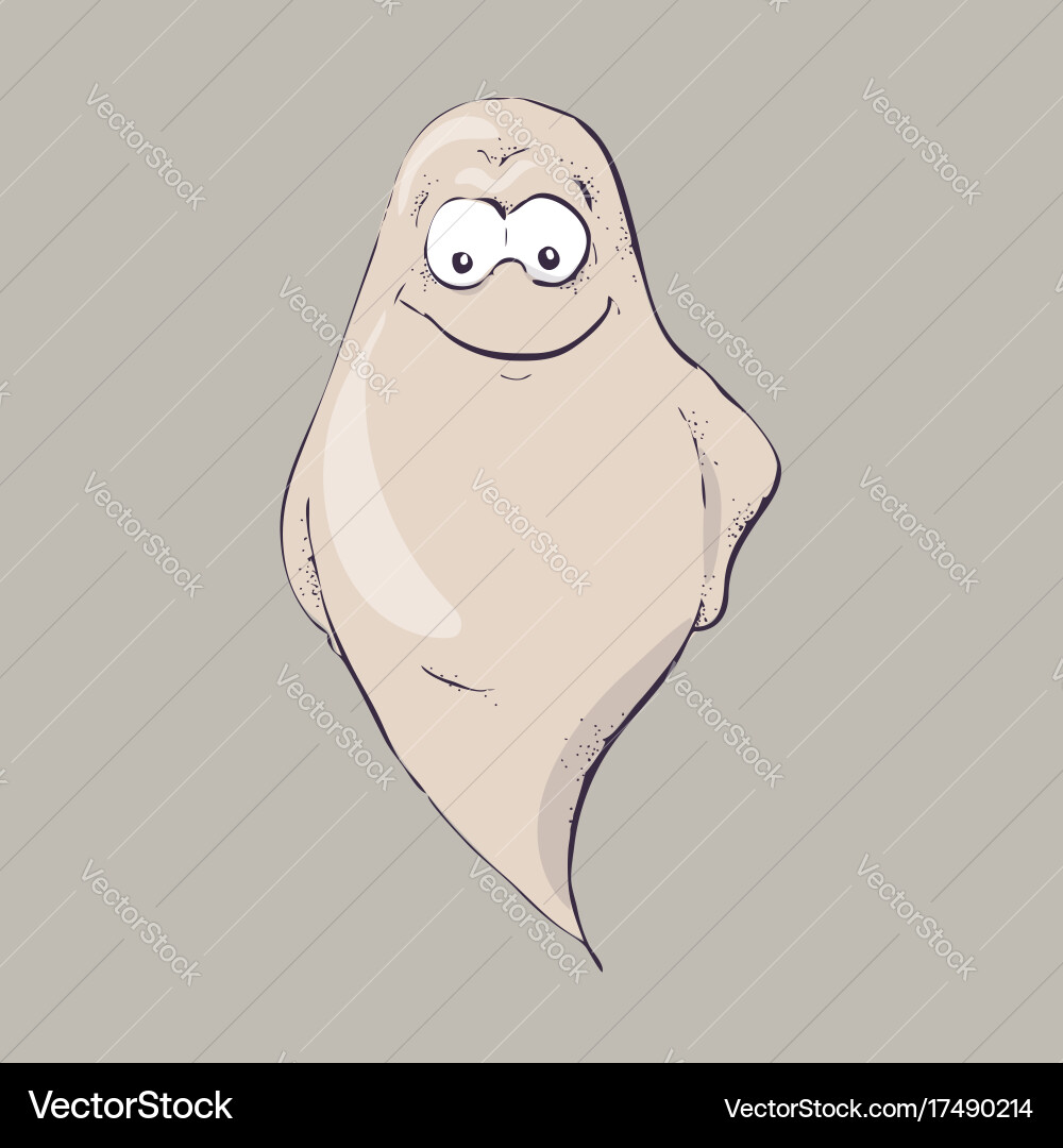 Set of ghost characters emoticons isolated Vector Image