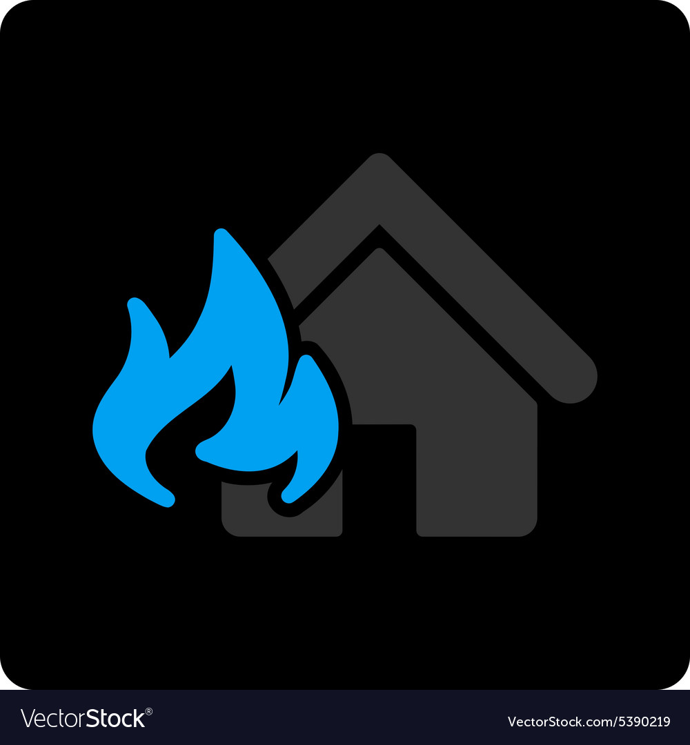 Fire damage icon Royalty Free Vector Image - VectorStock