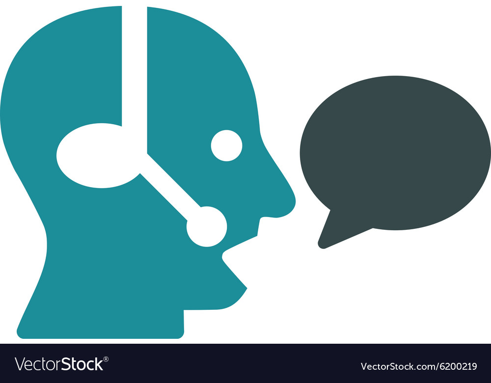 Operator message icon Royalty Free Vector Image