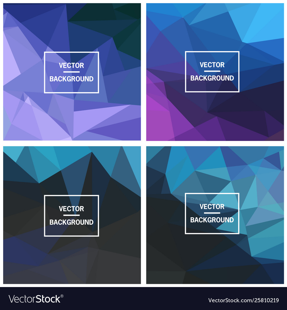 Triangle backgrounds Royalty Free Vector Image