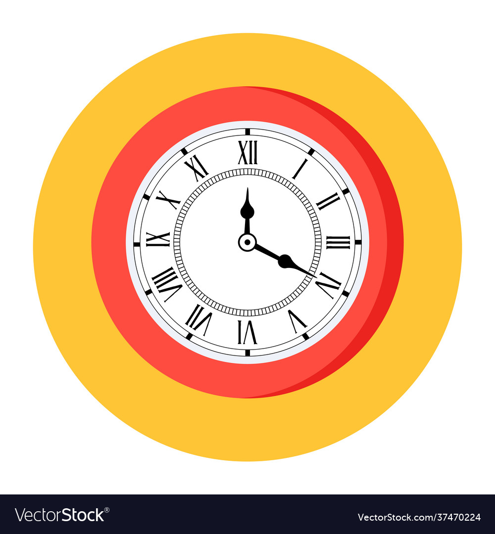Clock Royalty Free Vector Image - VectorStock