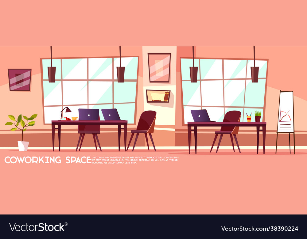 Isometric office room coworking Royalty Free Vector Image Isometric office room coworking Royalty Free Vector Image