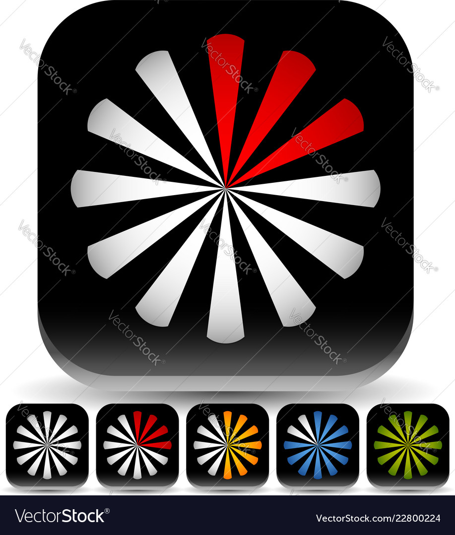 Preloader Buffer Symbolsicons Progress Indicators Vector Image