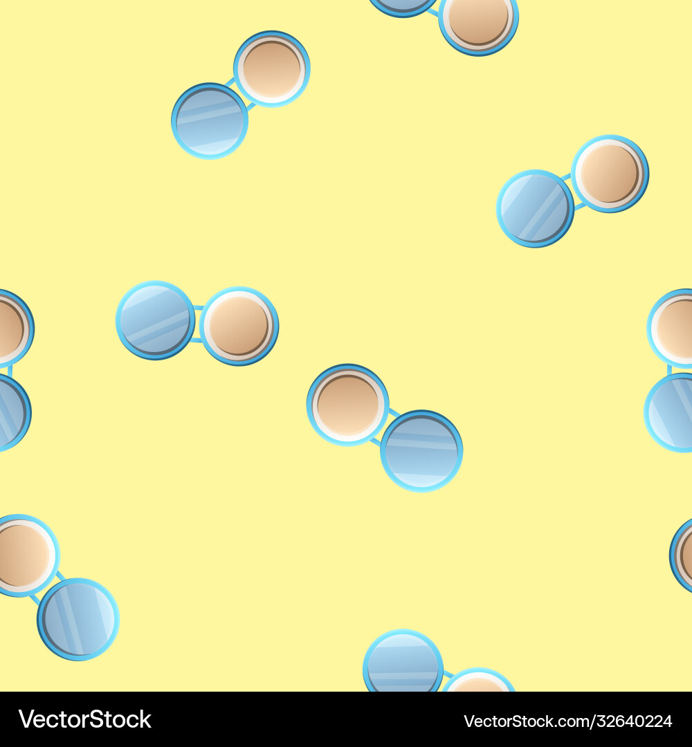 Seamless pattern from cosmetics objects in bege Vector Image