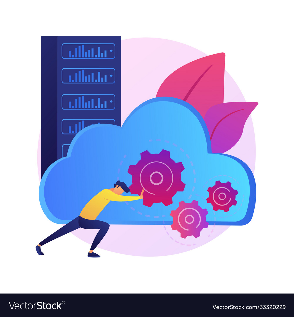 Big data engineering abstract concept Royalty Free Vector