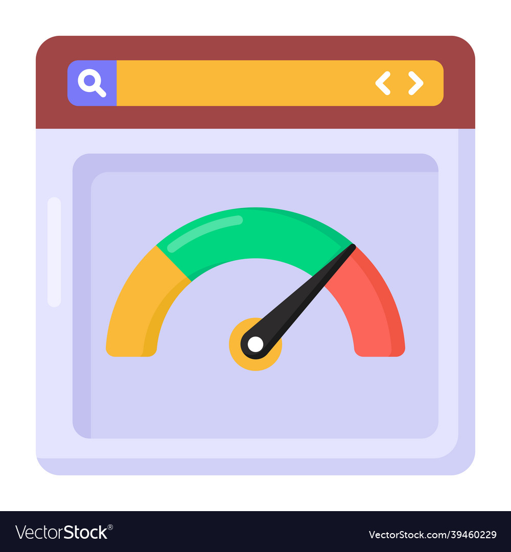 Web performance Royalty Free Vector Image - VectorStock