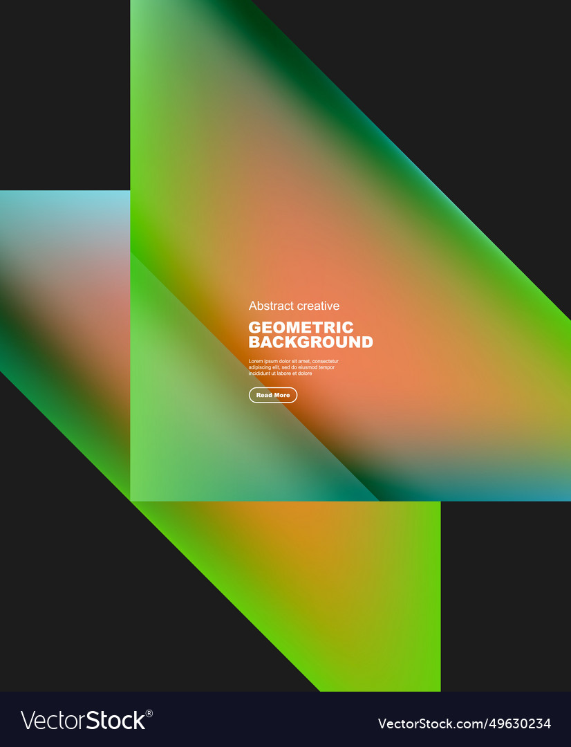 Gradient triangles abstract background Royalty Free Vector