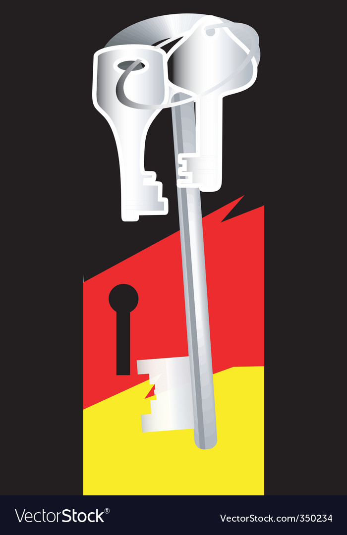 Key ring Royalty Free Vector Image - VectorStock