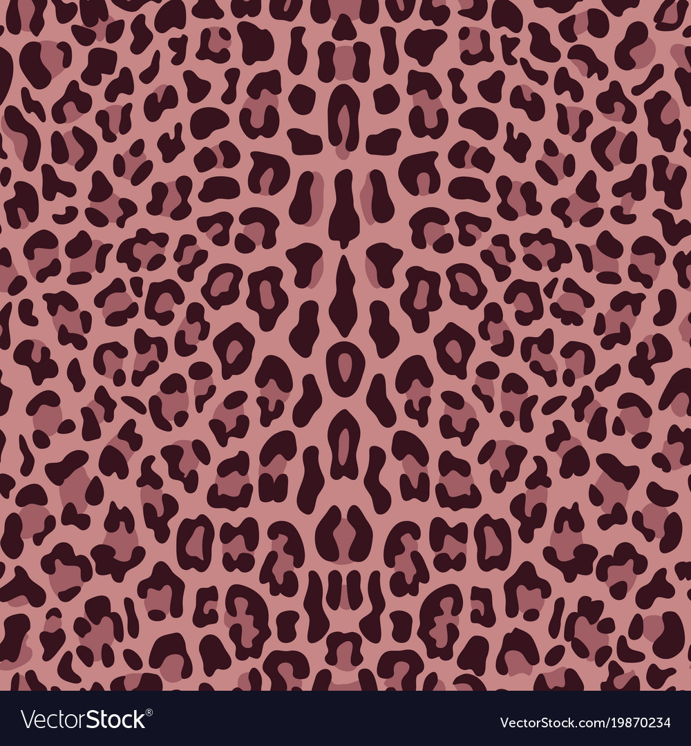 Leopard seamless pattern Royalty Free Vector Image