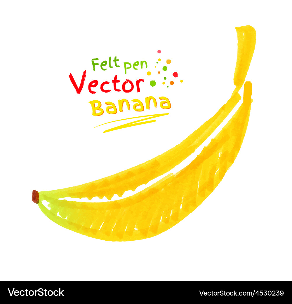 Banana Royalty Free Vector Image - VectorStock
