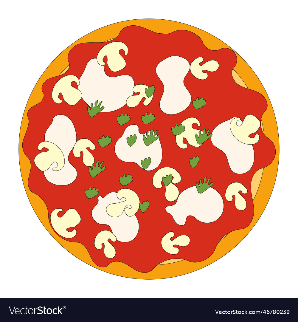 Pizza Royalty Free Vector Image - VectorStock