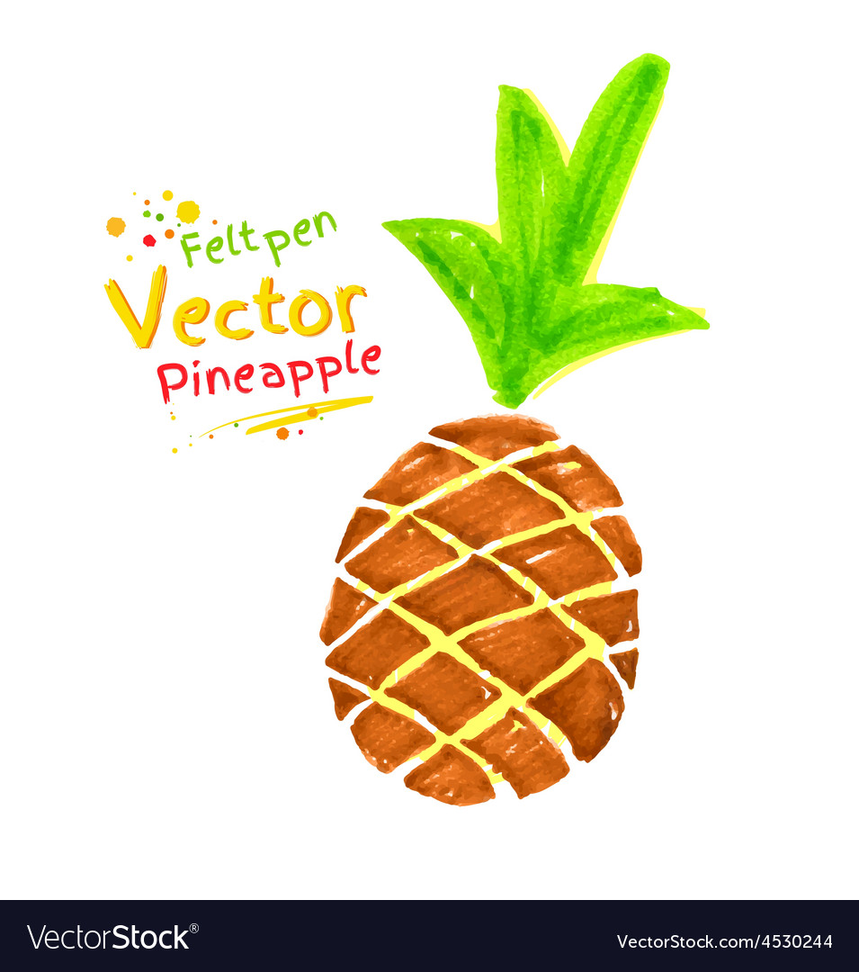 Pineapple Royalty Free Vector Image - VectorStock