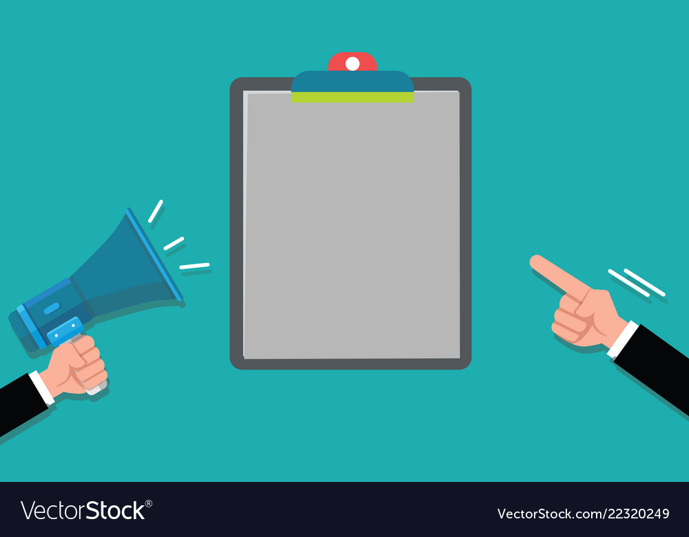 Flat design empty esp template Royalty Free Vector Image