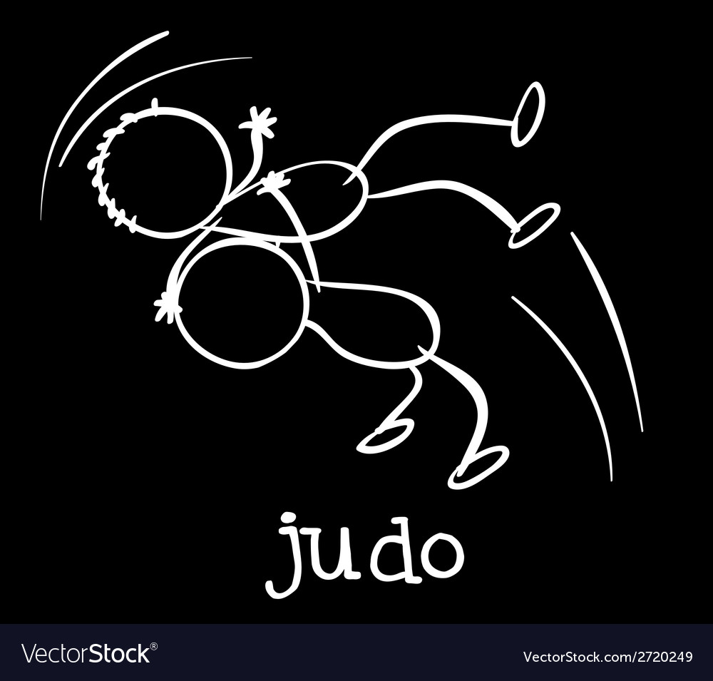 Judo Royalty Free Vector Image - VectorStock