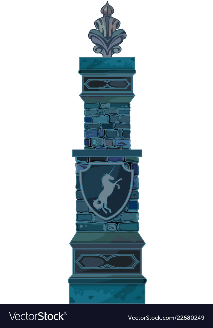 Magic pillar Royalty Free Vector Image - VectorStock