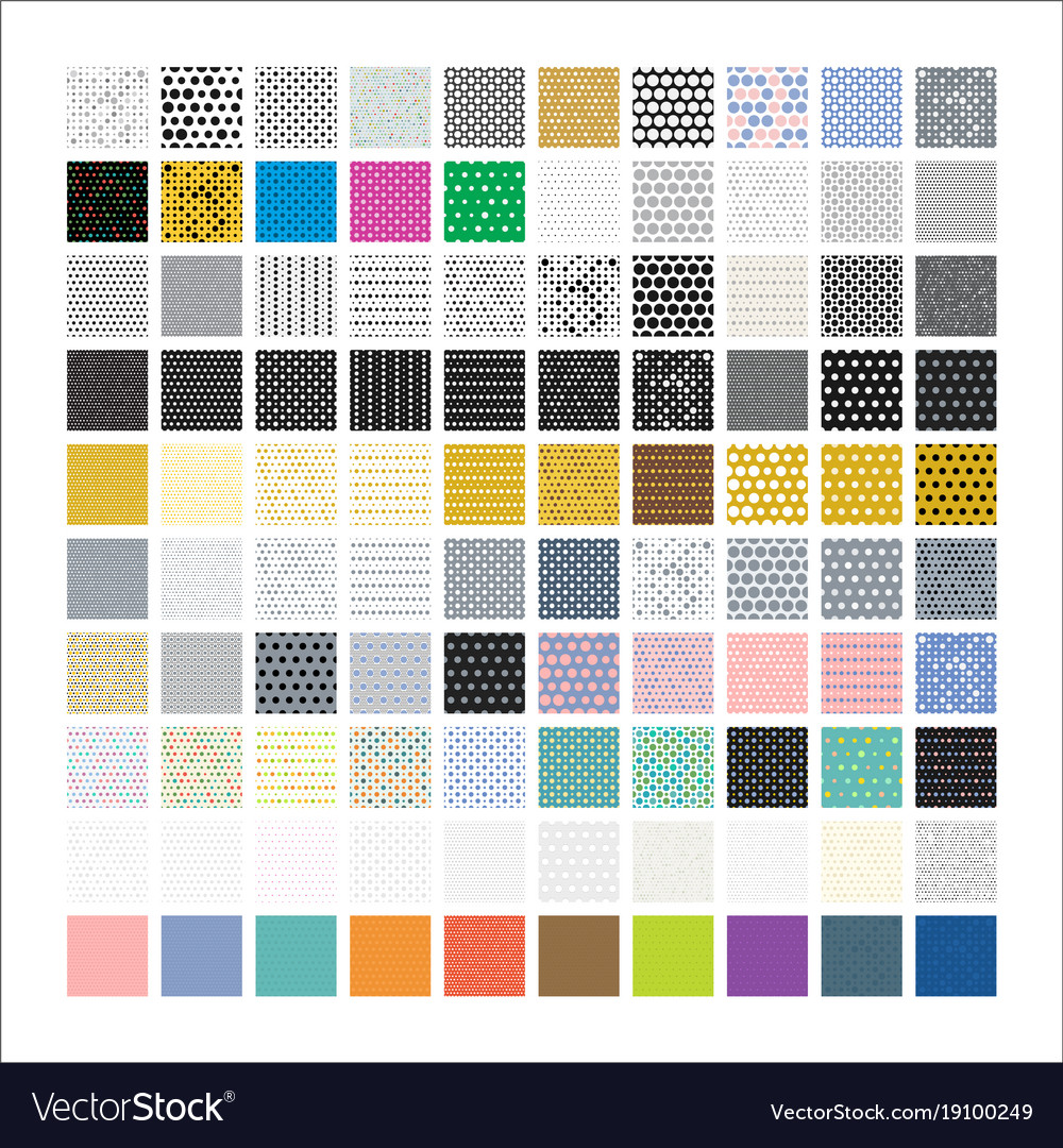 Set seamless pattern image Royalty Free Vector Image