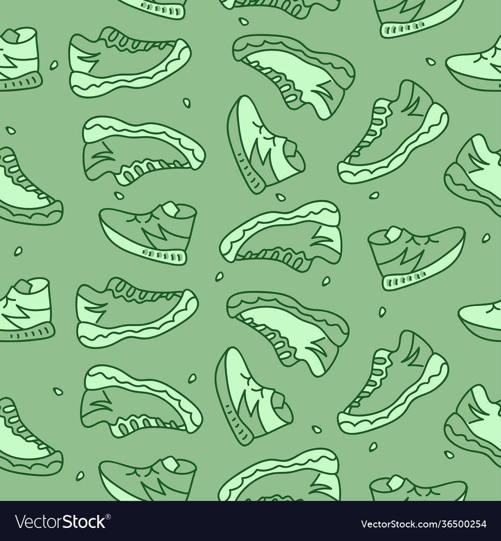 Jogging pattern Royalty Free Vector Image - VectorStock