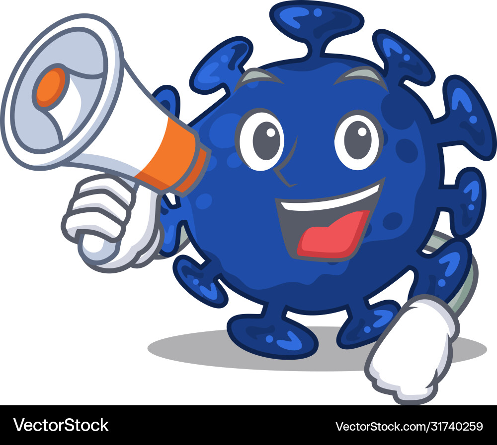 Cartoon character streptococcus having Royalty Free Vector