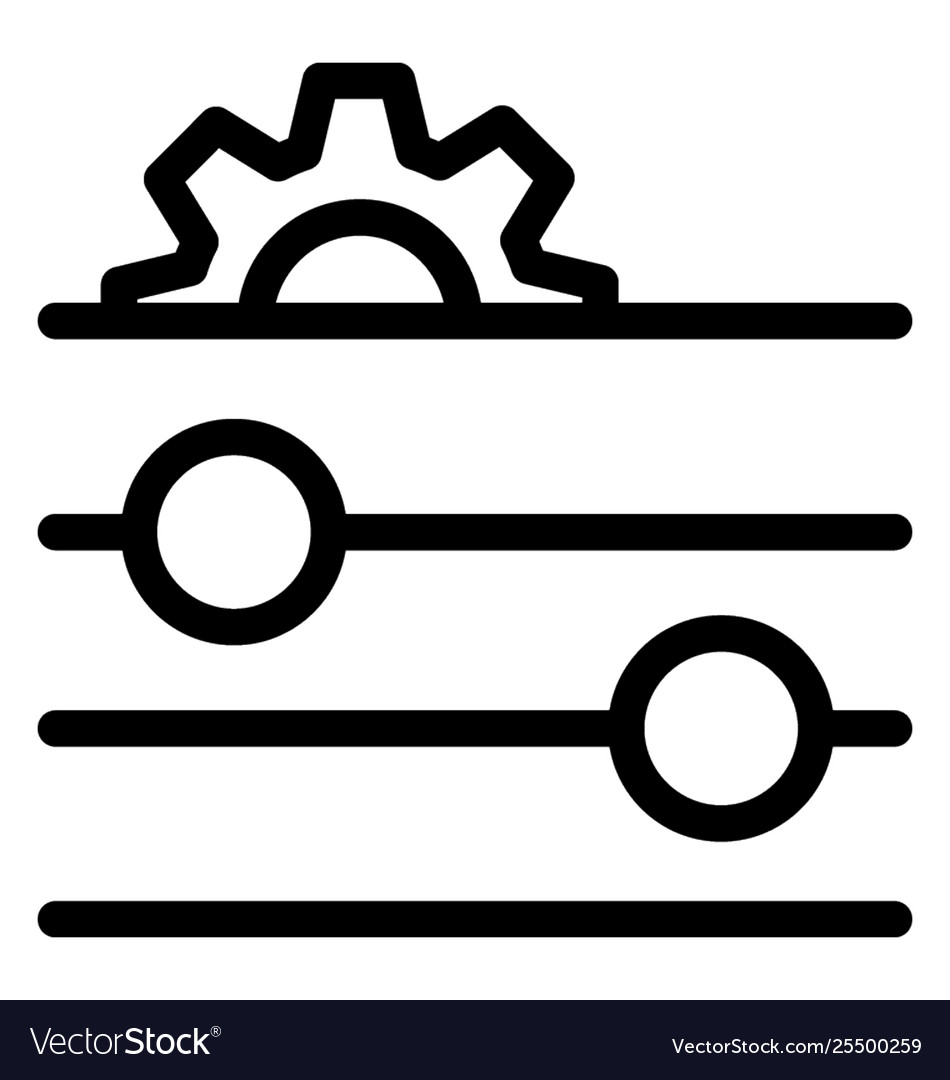 Equalizer Royalty Free Vector Image - VectorStock