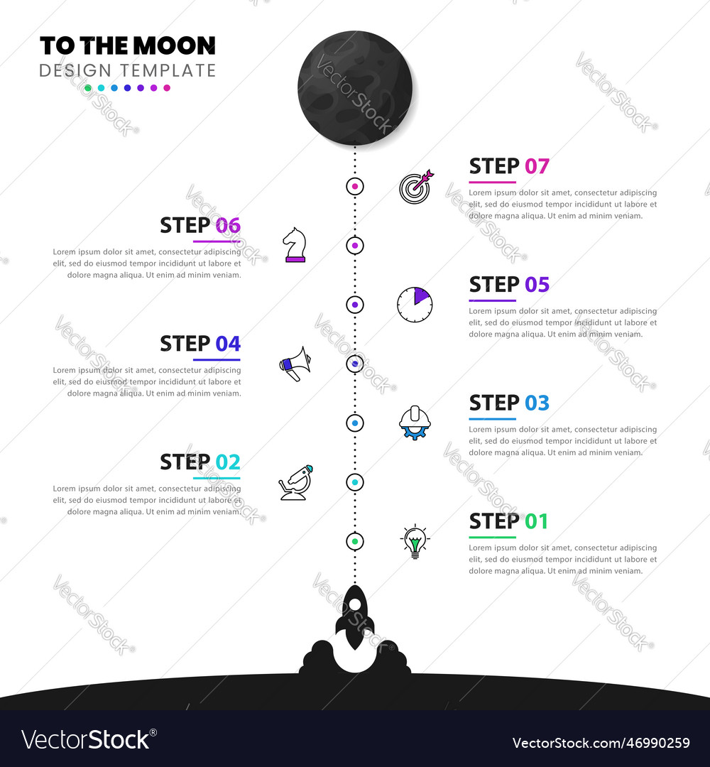 Infographic design template creative concept Vector Image