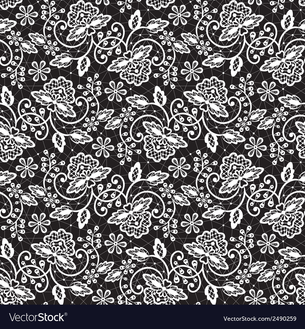 Lace pattern Royalty Free Vector Image - VectorStock