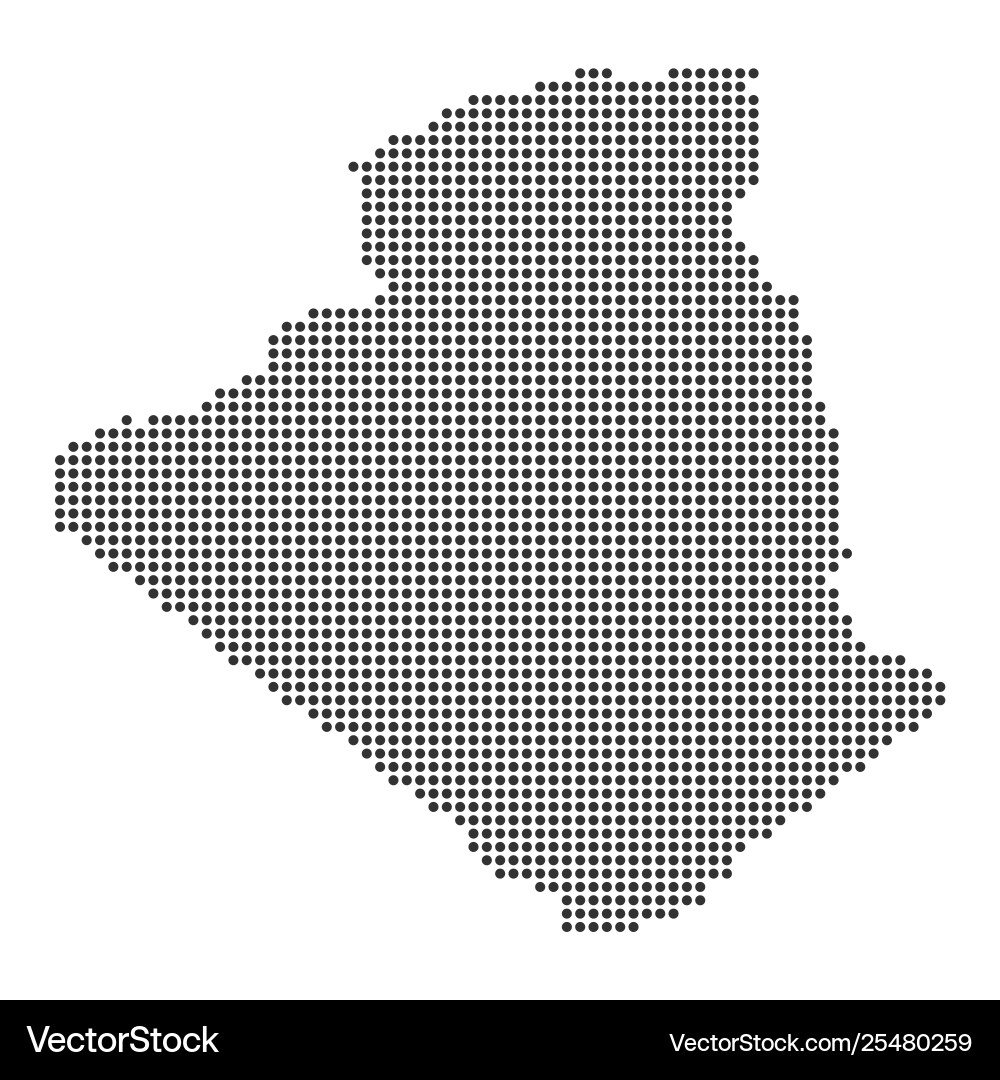 Map with dot Royalty Free Vector Image - VectorStock