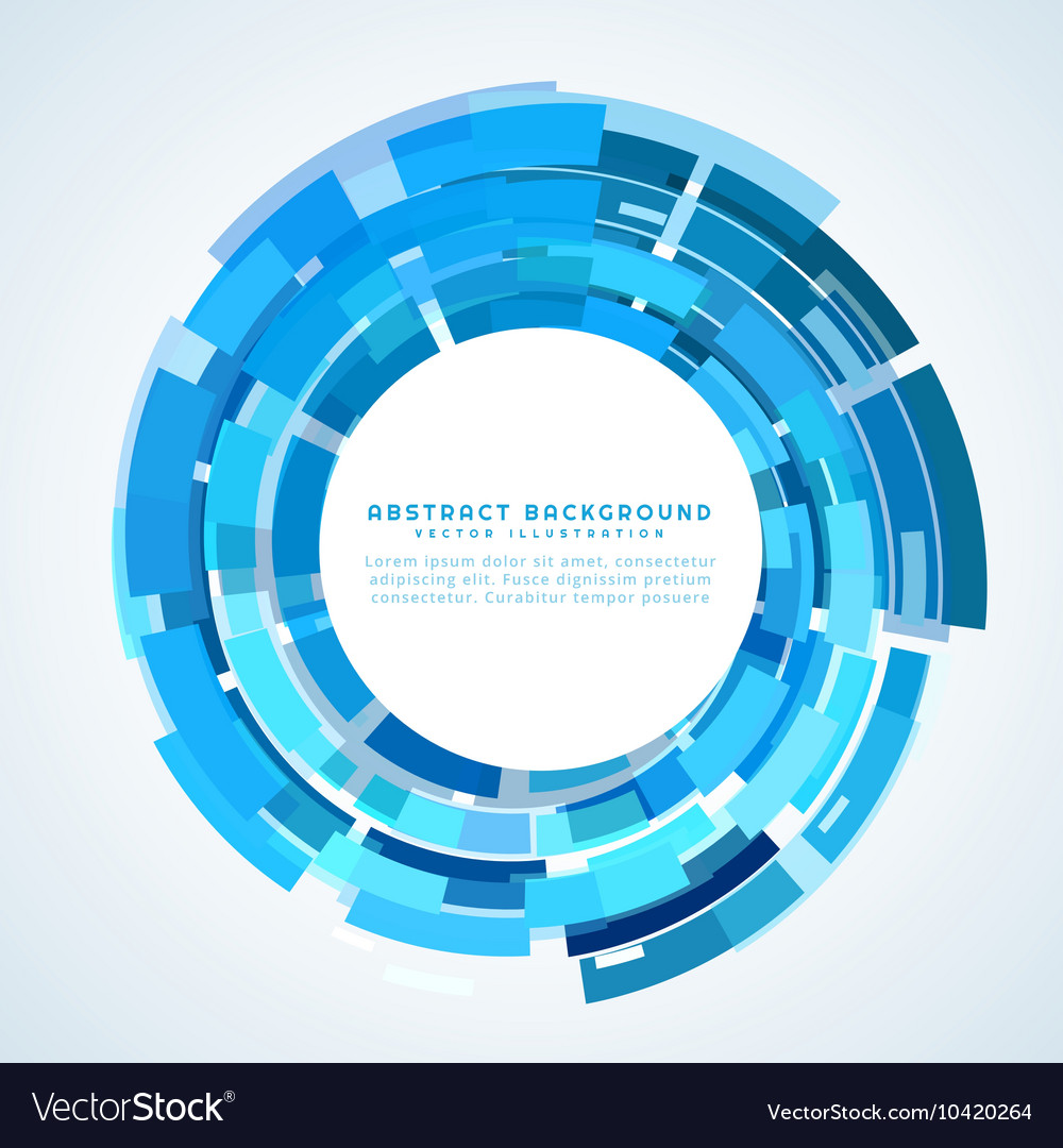 Abstract circular frame Royalty Free Vector Image