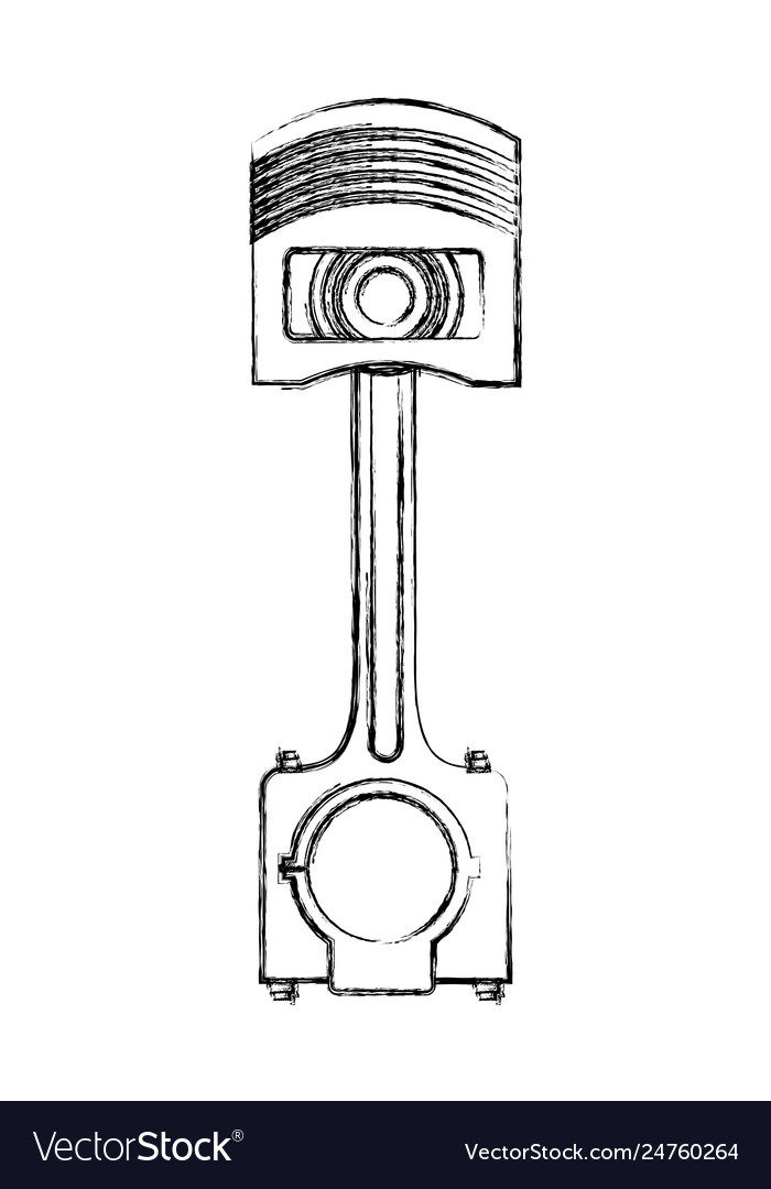 Piston engine piece icon Royalty Free Vector Image