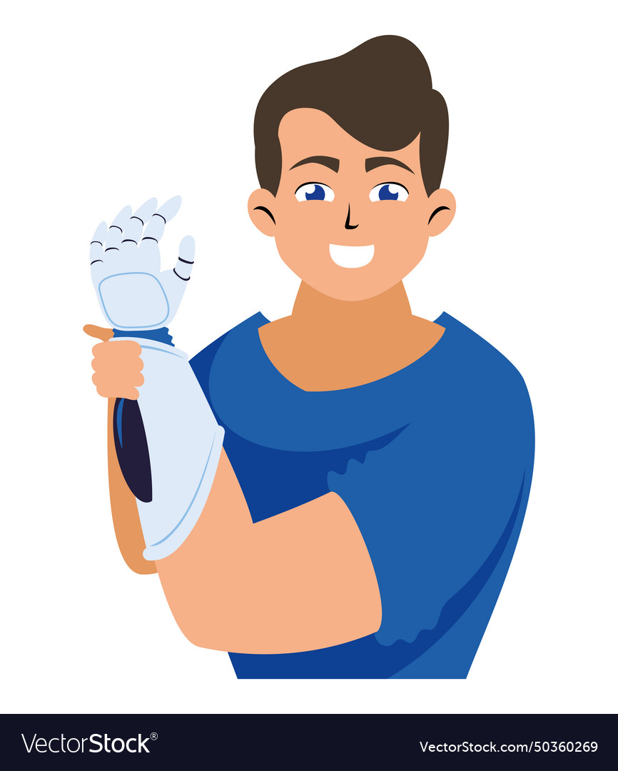 Advanced robotics automatic Royalty Free Vector Image