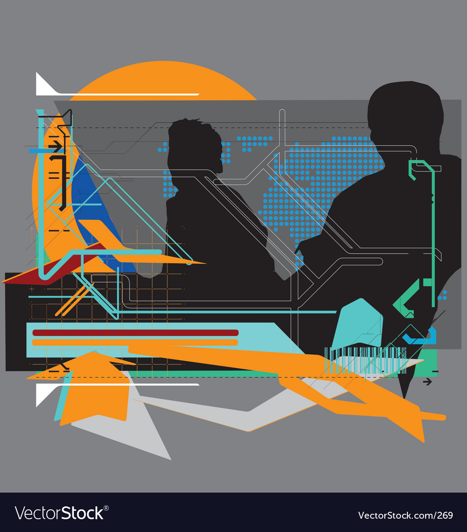 High tech background Royalty Free Vector Image