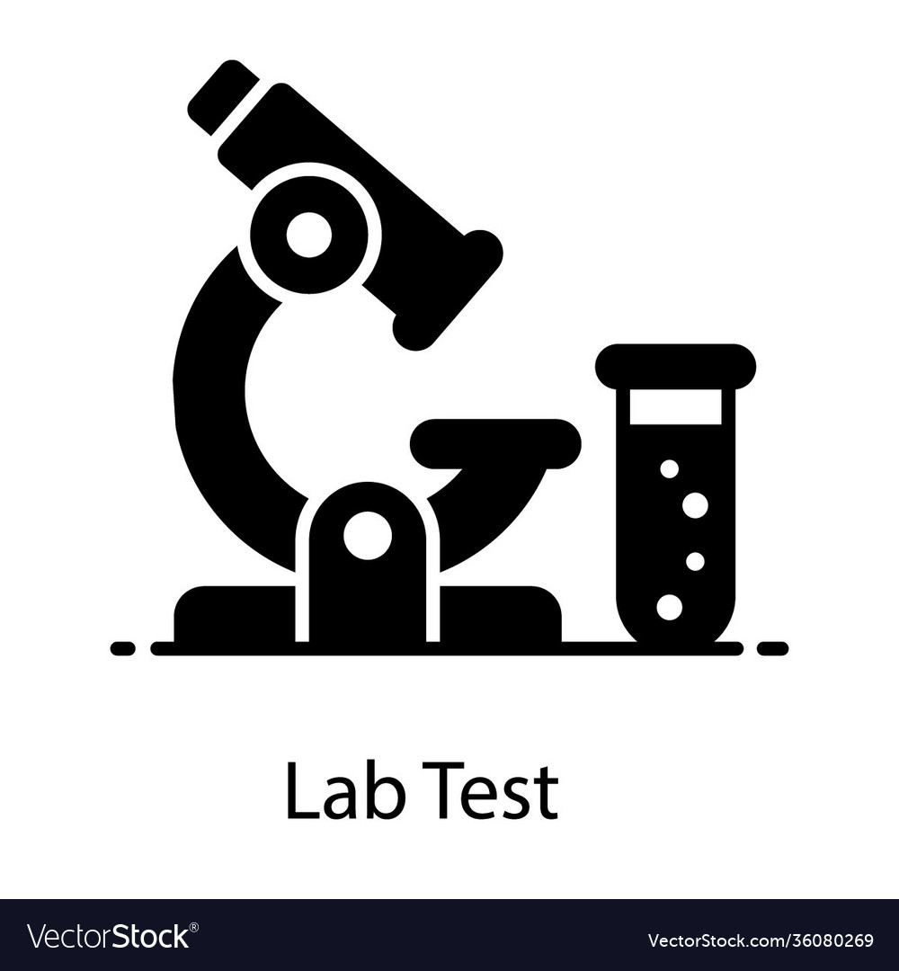 Lab Test Royalty Free Vector Image Vectorstock