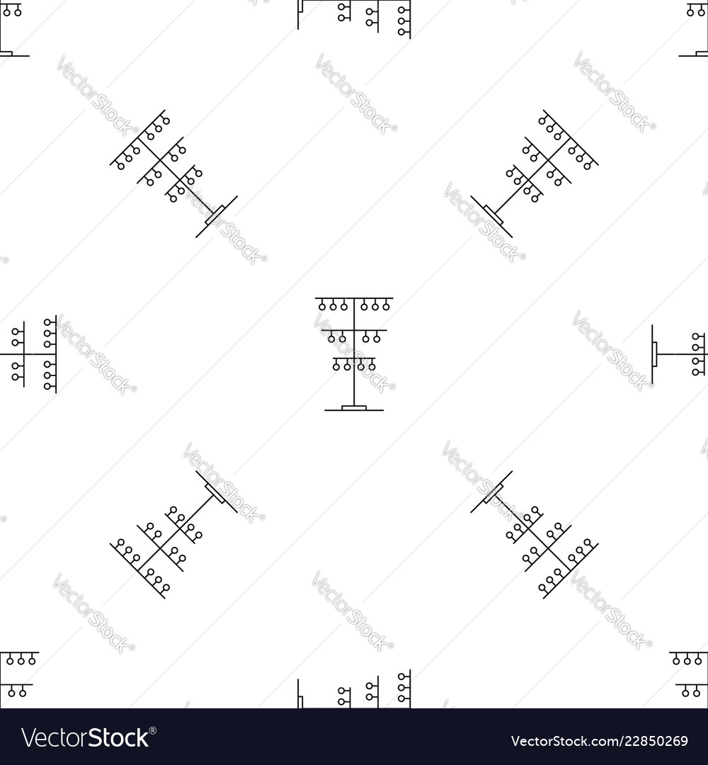Pole cable pattern seamless Royalty Free Vector Image