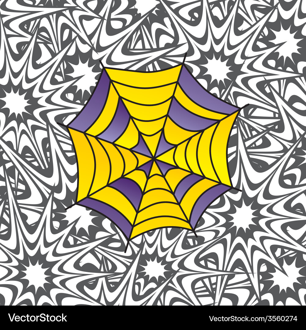 Color spiderweb art Royalty Free Vector Image - VectorStock
