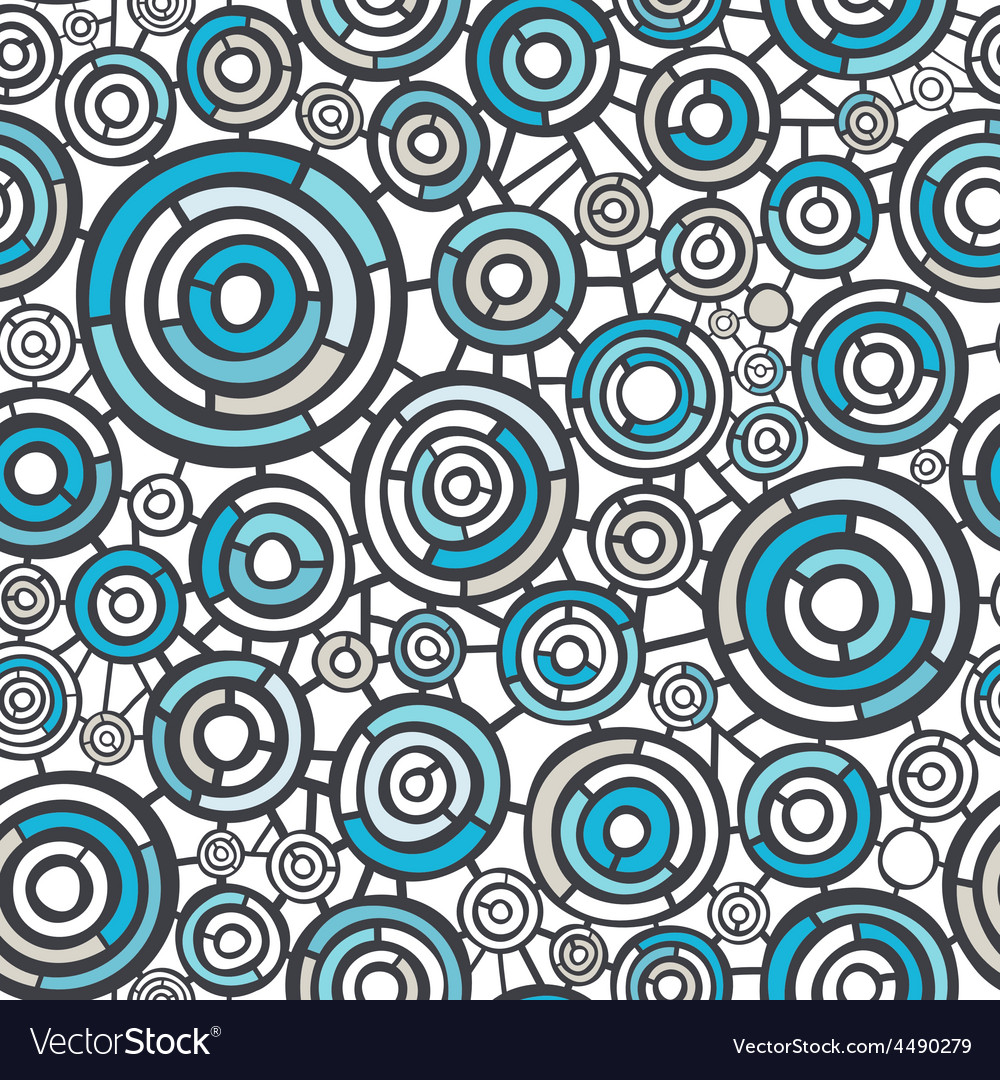 Abstract circle pattern Royalty Free Vector Image