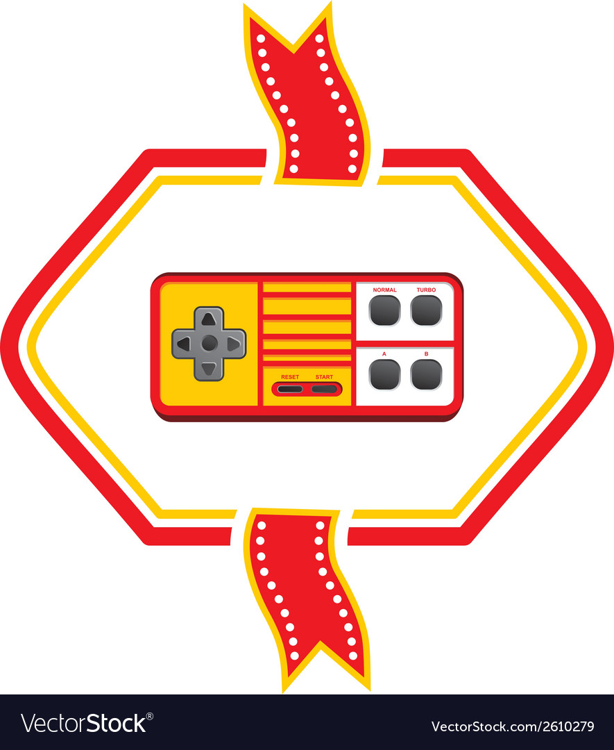Controller design element Royalty Free Vector Image