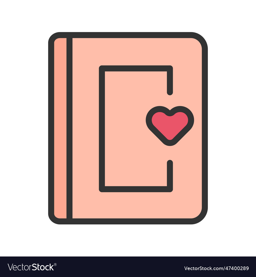 Diary icon image Royalty Free Vector Image - VectorStock