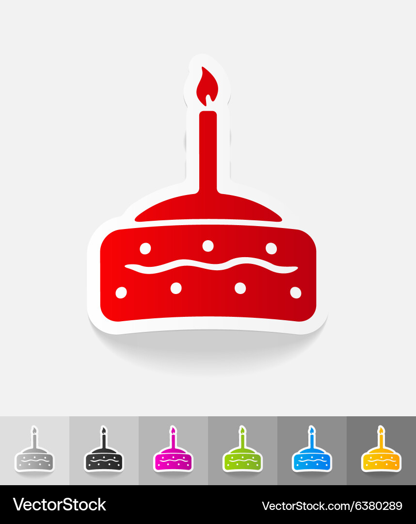 Realistic design element pie Royalty Free Vector Image