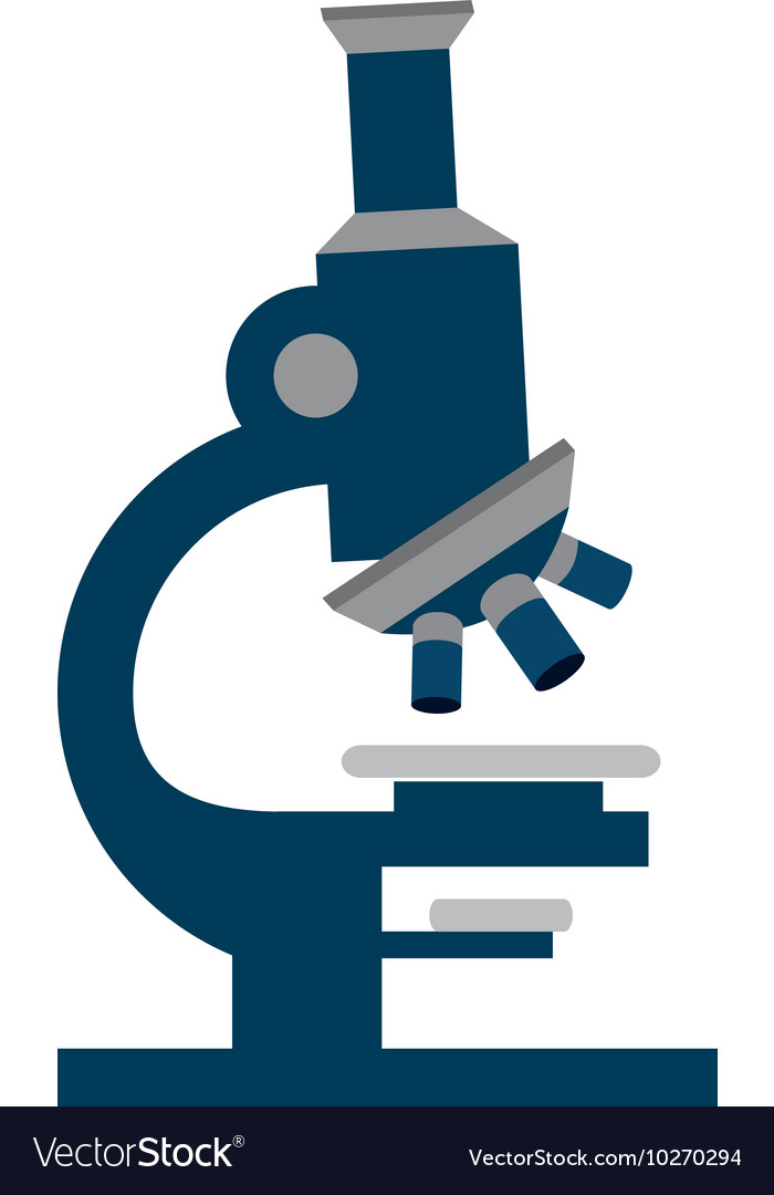 Microscope science biological Royalty Free Vector Image