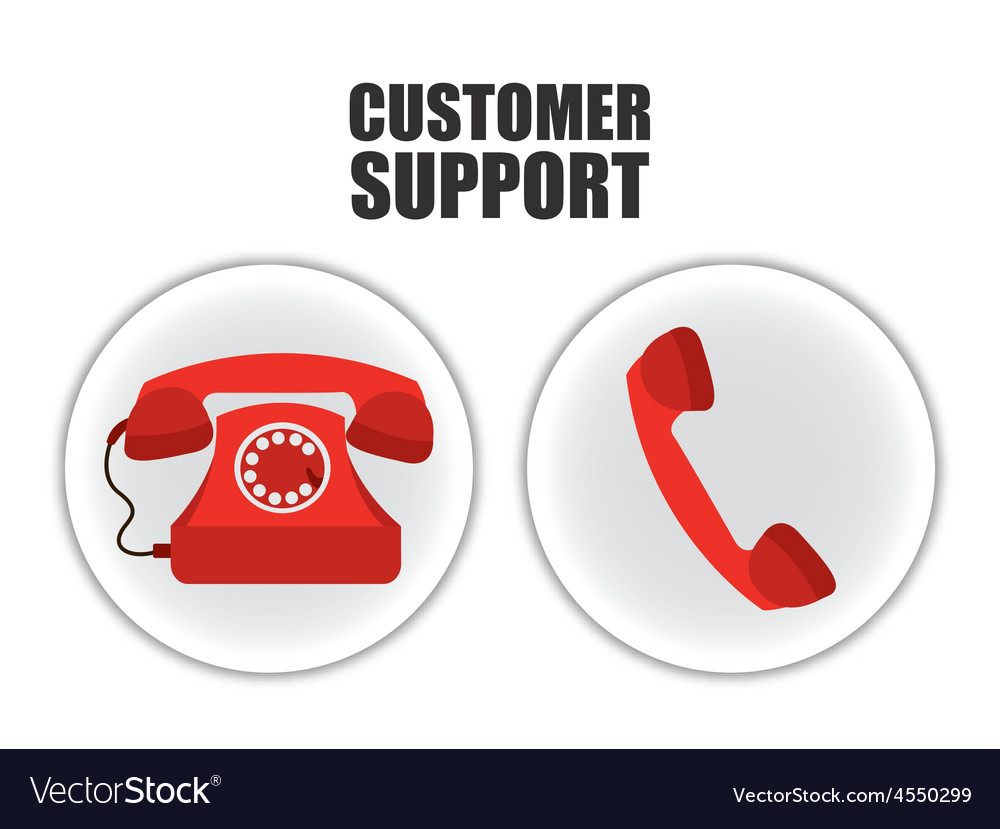 Customer support Royalty Free Vector Image - VectorStock