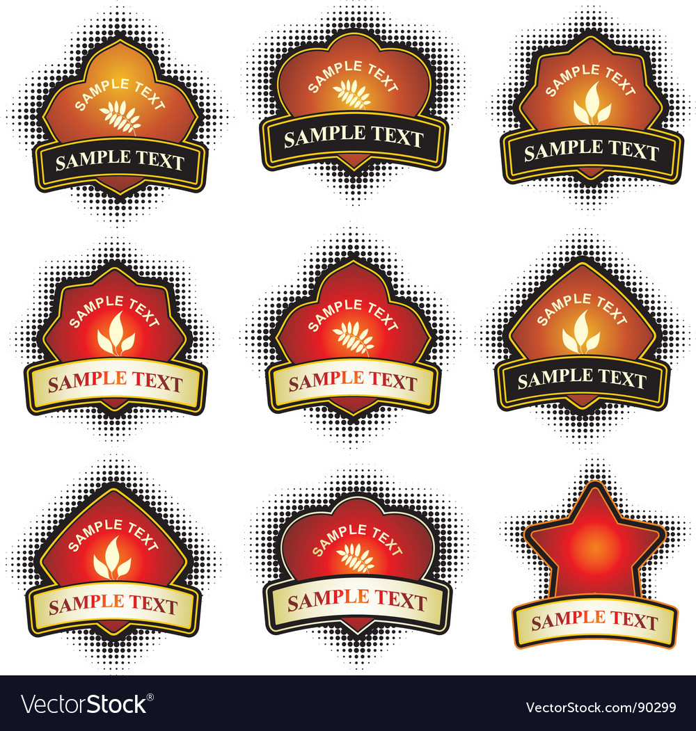 Label Royalty Free Vector Image - VectorStock