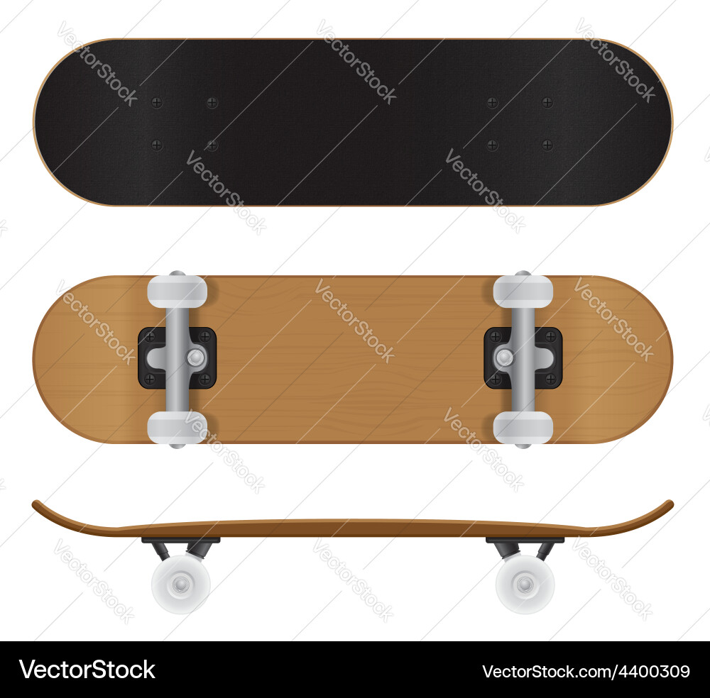 Skateboard 02 Royalty Free Vector Image - VectorStock