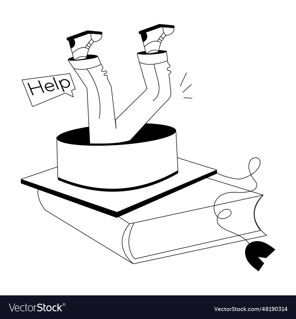 Educational help Royalty Free Vector Image - VectorStock