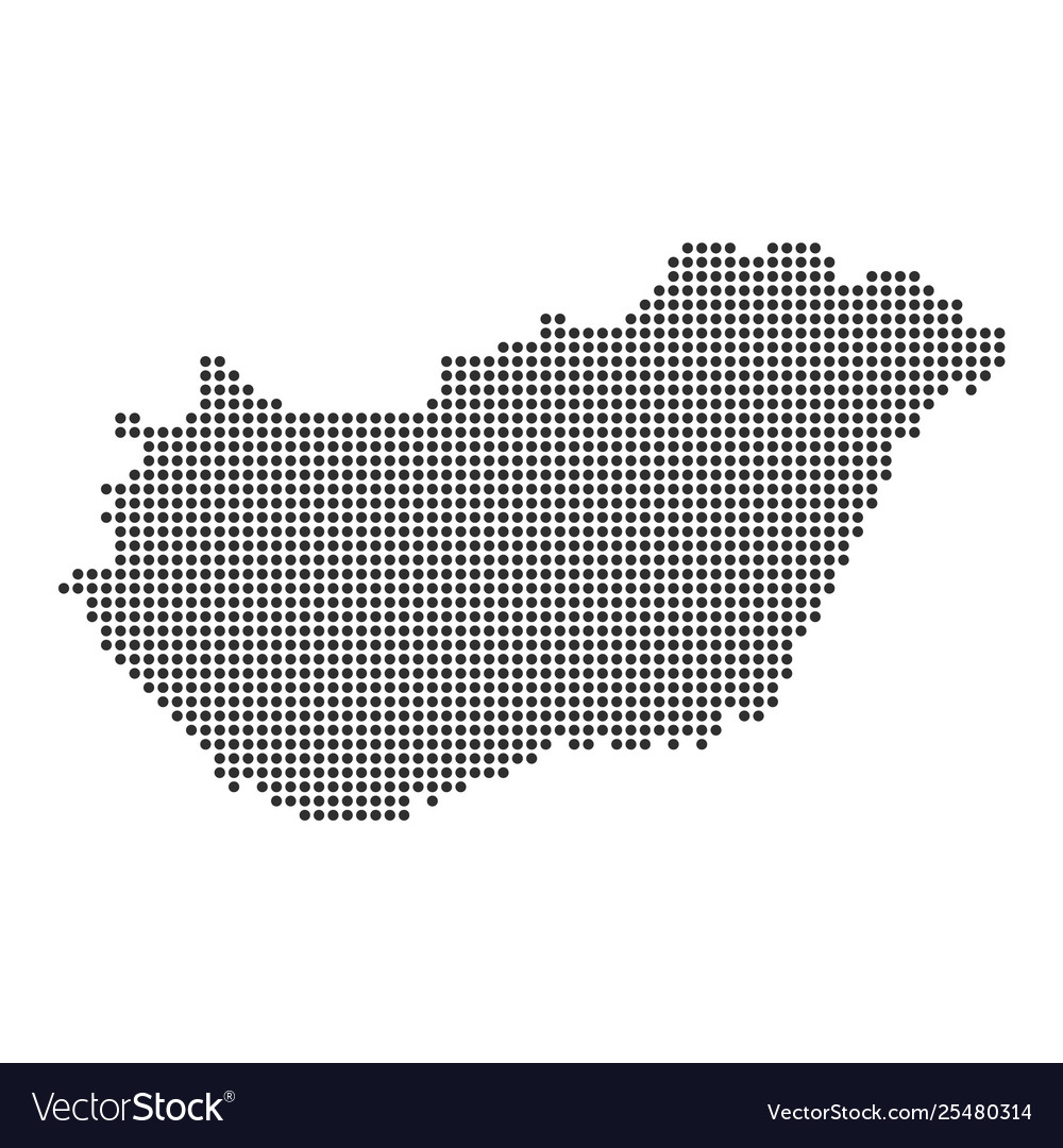 Map with dot Royalty Free Vector Image - VectorStock