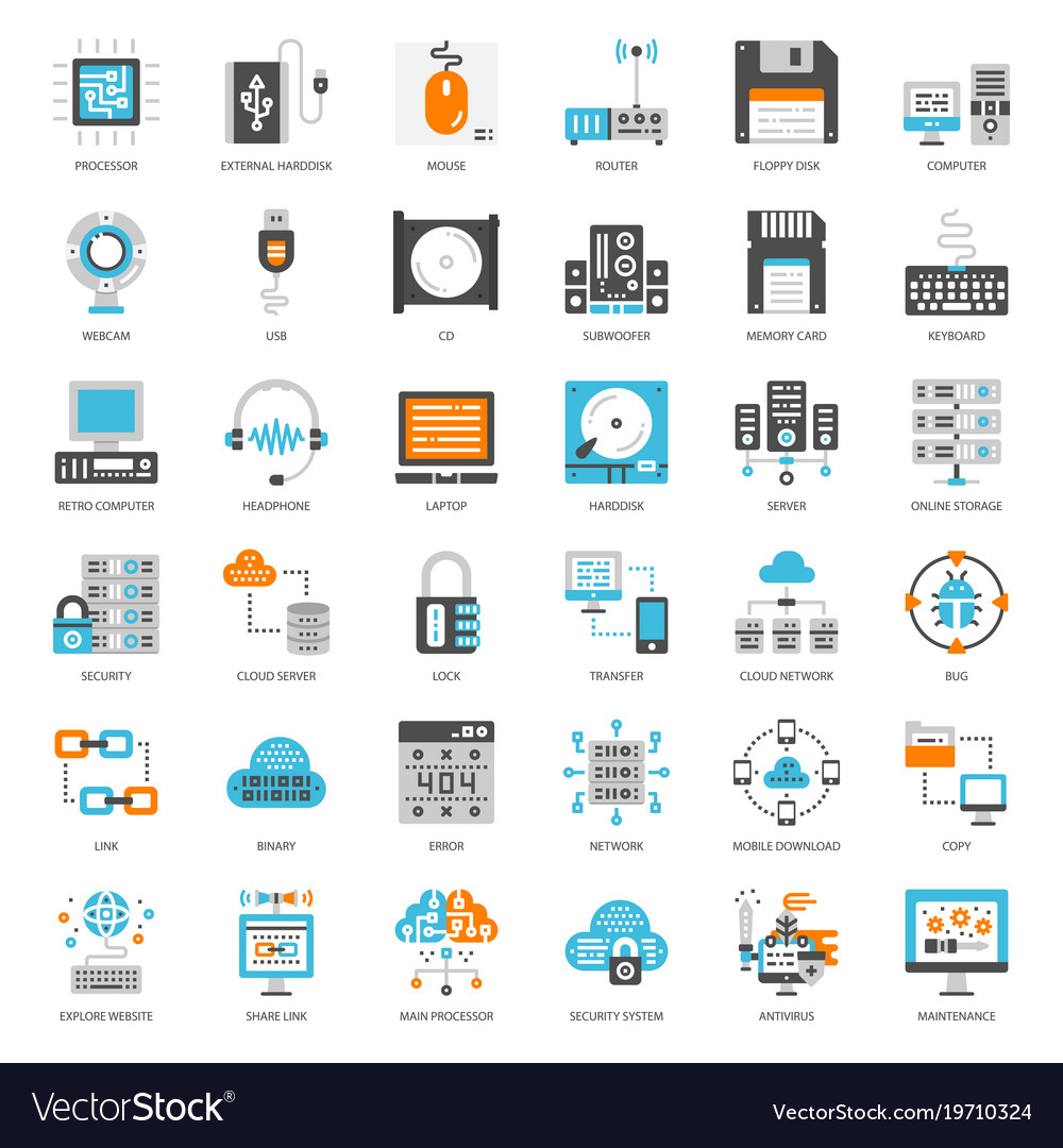 About computer Royalty Free Vector Image - VectorStock