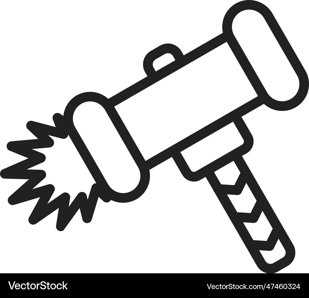 Hammer icon image Royalty Free Vector Image - VectorStock